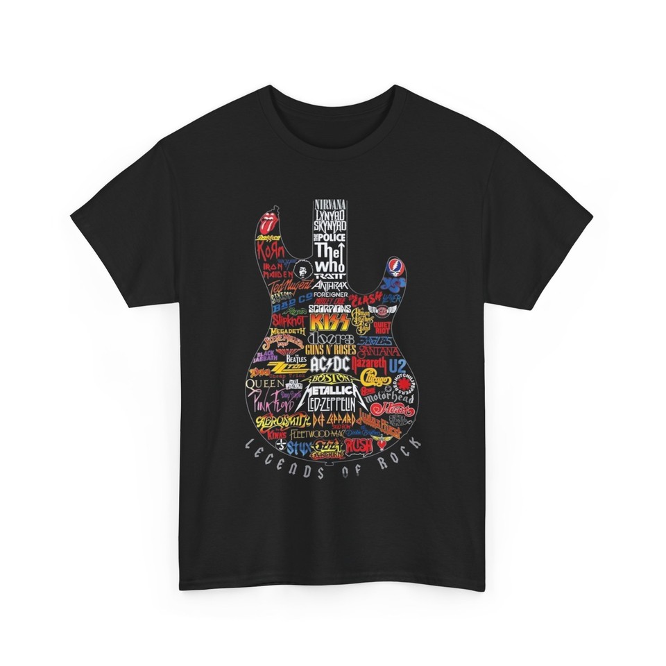 Rock Legend Tee, Musician Shirt, Guitar Player Gift, Concert Band T ...