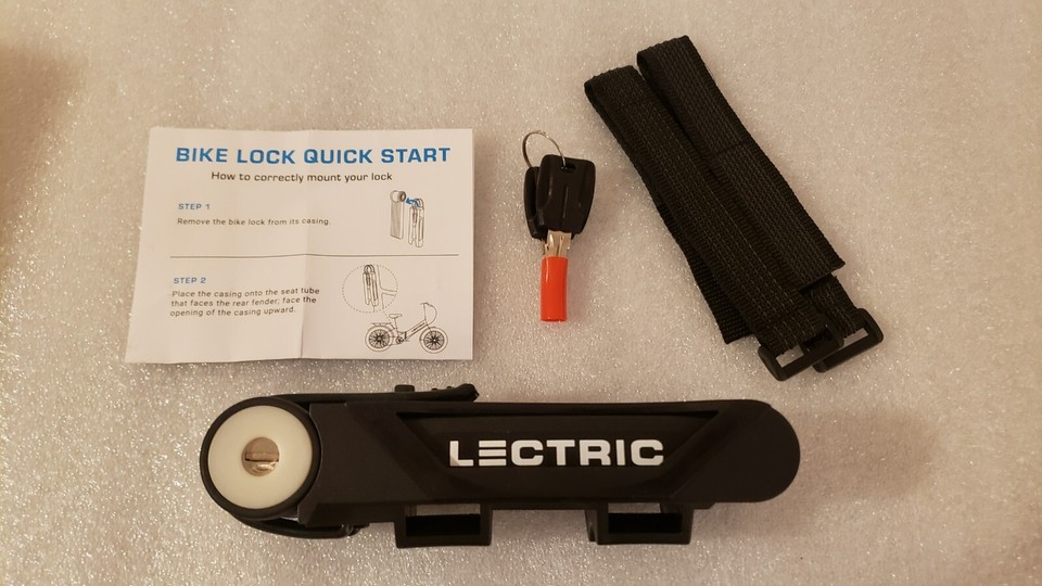 NEW Lectric Folding Bike Lock Electric Scooter Lock Anti Theft Heavy ...