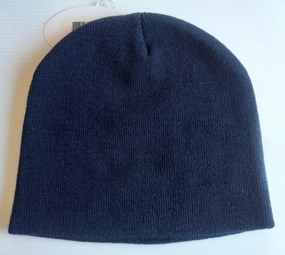 URBANA UNIVERSITY BLUE KNIGHTS KNIT BEANIE HAT CAP RAISED LOGO NAVY NEW ...