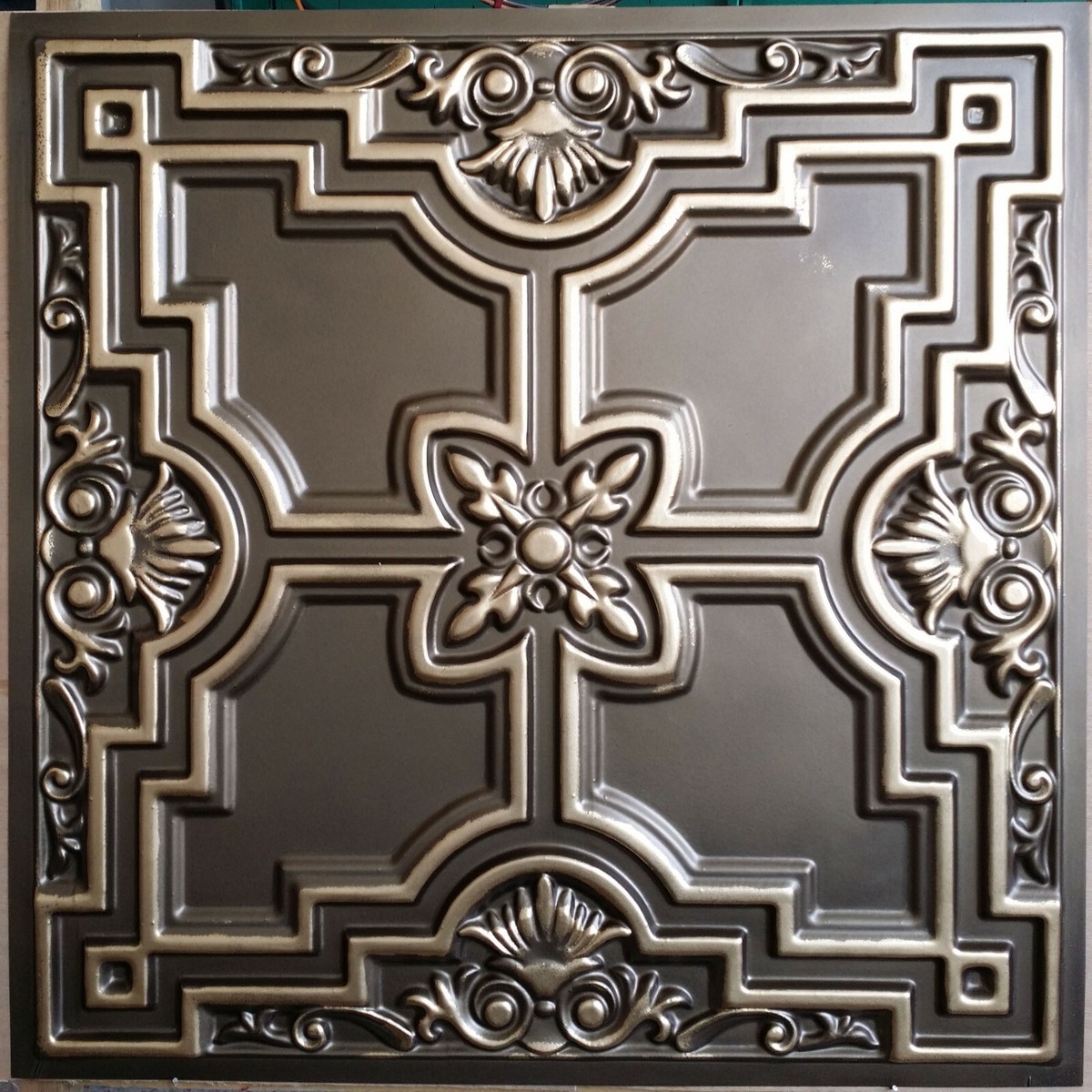 Retro Ceiling Tiles Texture