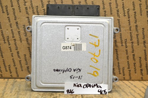 2011-2013 Kia Optima Engine Control Unit ECU 391012G874 Module 816-4C5 ...