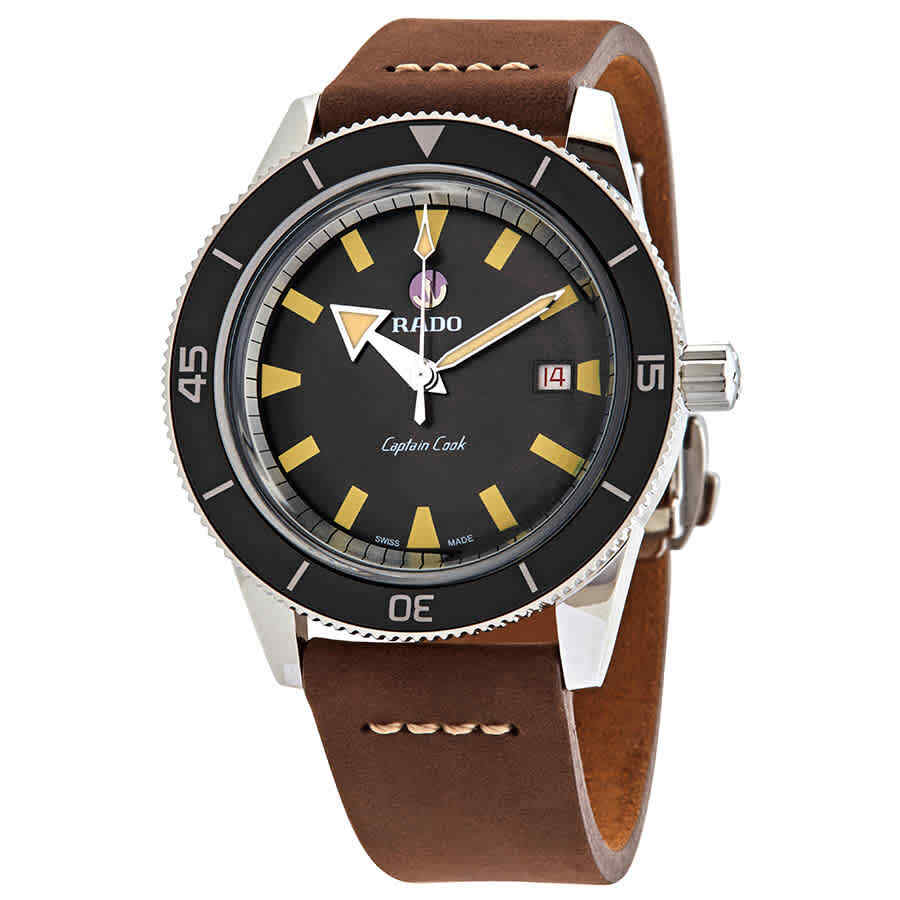 Rado Captain Cook Men's Brown Watch - R32505305 for sale online | eBay