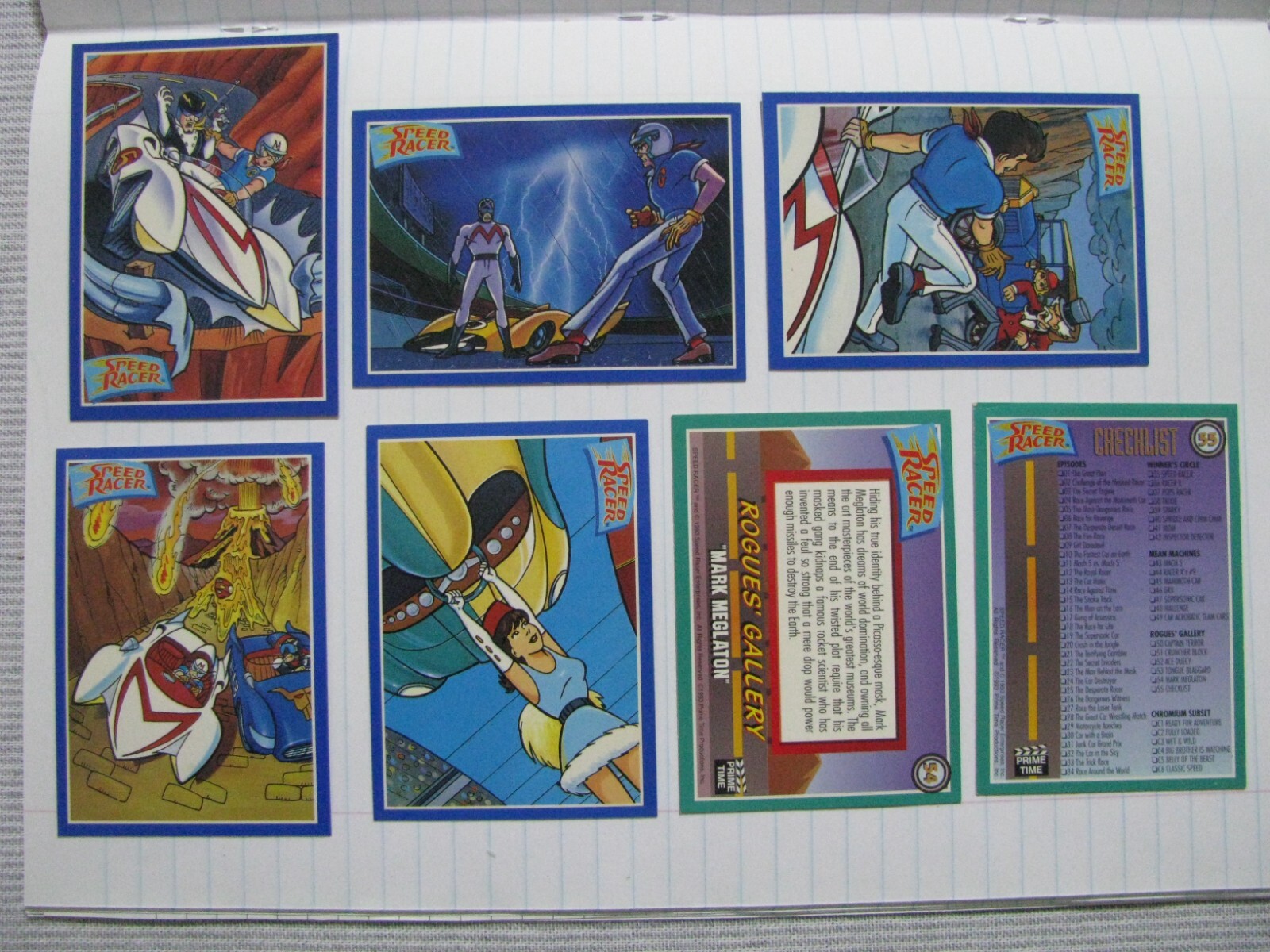 Speed Racer Prime Time Complete 55 Card Trading Card Set Primetime ...