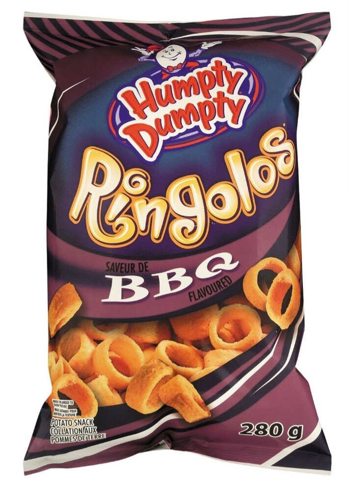 10 Bags Humpty Dumpty Ringolos BBQ Chips 280g Each | eBay