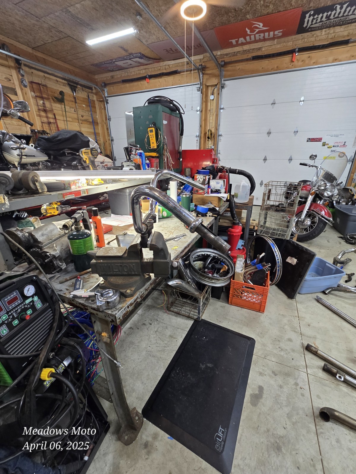 Old heavy split bars " 2 piece " left hand throttle or advance for ...