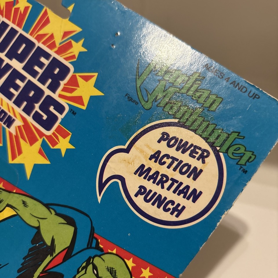 Kenner Super Powers Martian Manhunter 1985 Unopened With Protective ...