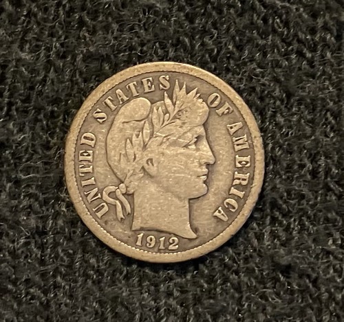 1912 Barber Dime Liberty Head 10C, 90% Silver USA |S272 | eBay