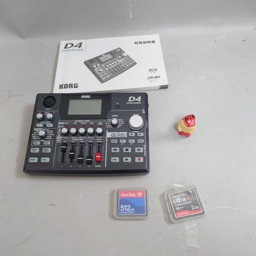 KORG D4 Digital Multi-Track Recorder USB Effects Used with Manual and ...