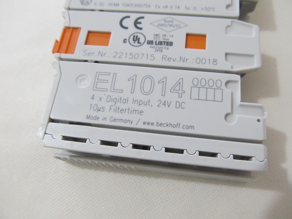 NEW BECKHOFF EL1014 EtherCAT Terminal, 4-channel digital input, 24 V DC ...