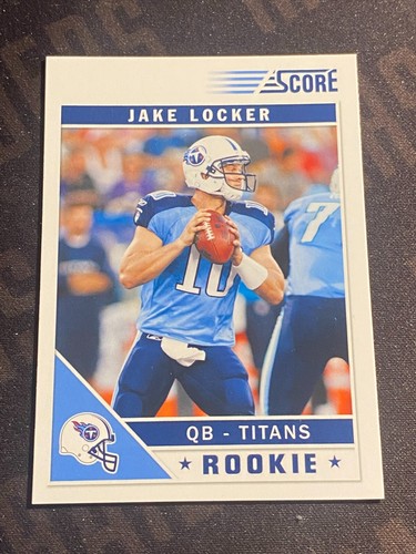 Jake Locker 2011 Panini Score #343C Photo Variation RC Tennessee Titans ...