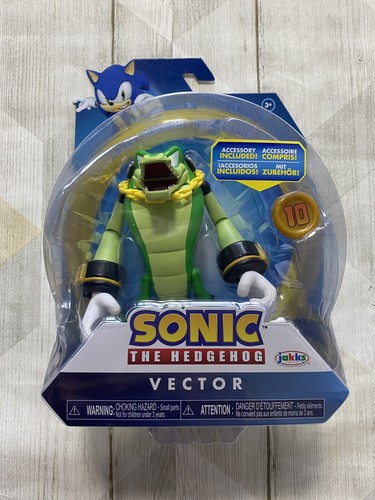 Sonic The Hedgehog Vector 4” Figure With Coin Accessory - Brand New ...