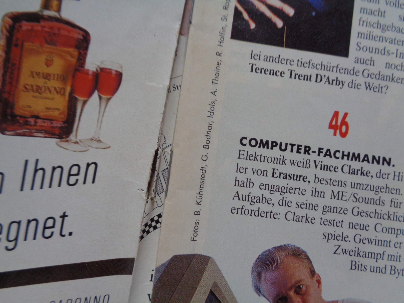 vintage 1989 PRINCE import cover magazine TAFKAP Rogers Nelson GLORIA ...