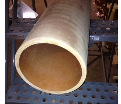 Phenolic Canvas Tube 10.437" OD x 9.937" ID x 1/4" Wall x 36"- 17956 | eBay
