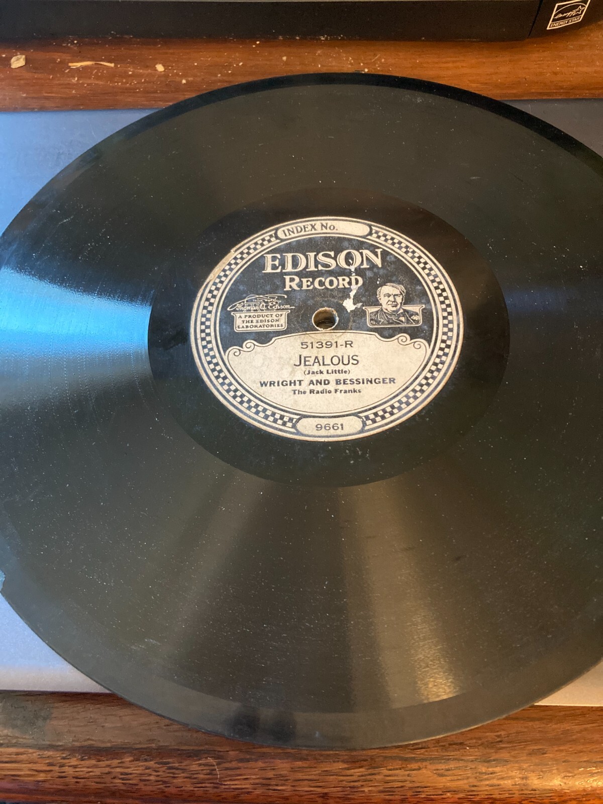 Edison Diamond Disc Record #51391 "The Pal that I Loved" James Doherty ...