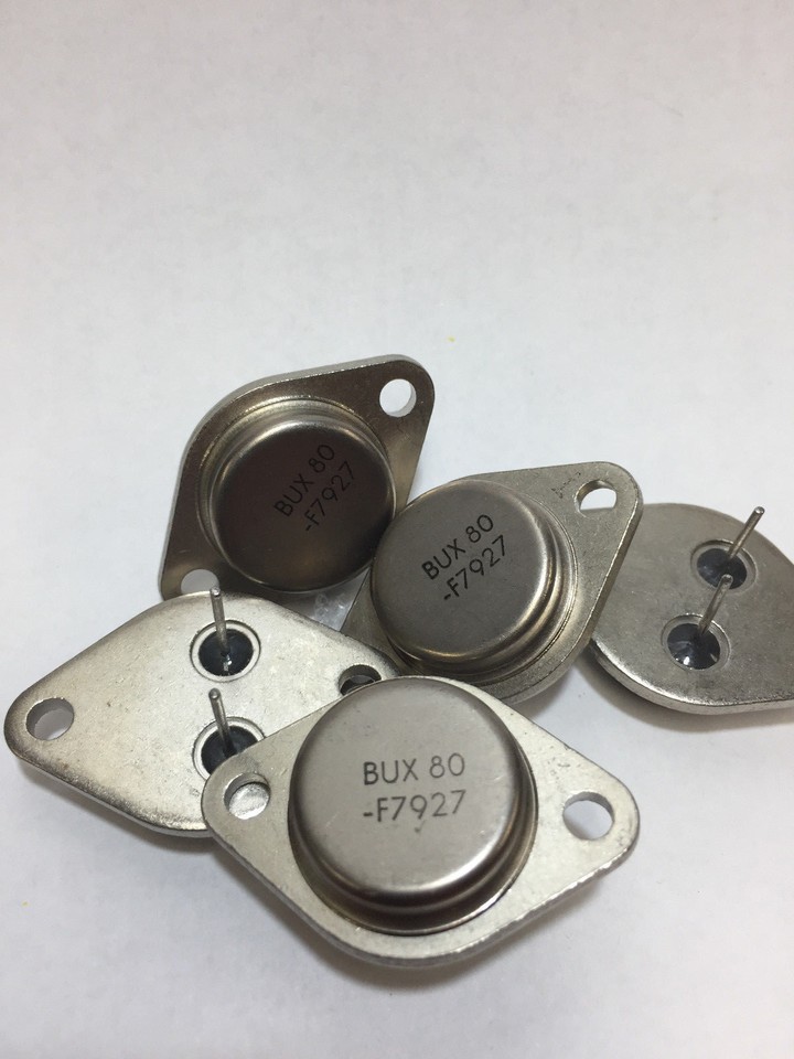 BUX80 10 Amp 400 volt 100 watt NPN HIGH VOLTAGE POWER TRANSISTOR TO-3 ...