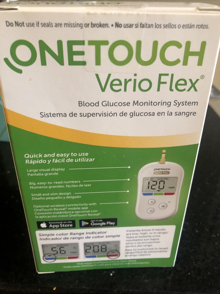 One Touch Verio Flex Blood Glucose Monitoring | eBay