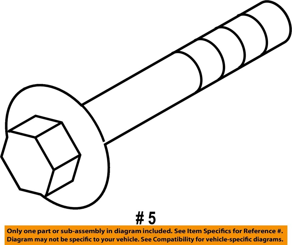 HYUNDAI OEM 11-25 Accent-Lower Cntrl Arm Front Bolt 5779107000 | eBay