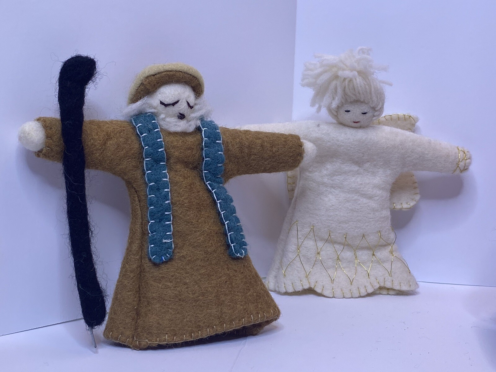 15pc Manger Handmade Children’s Felt Nativity Set Jesus Mary Joseph 3 ...