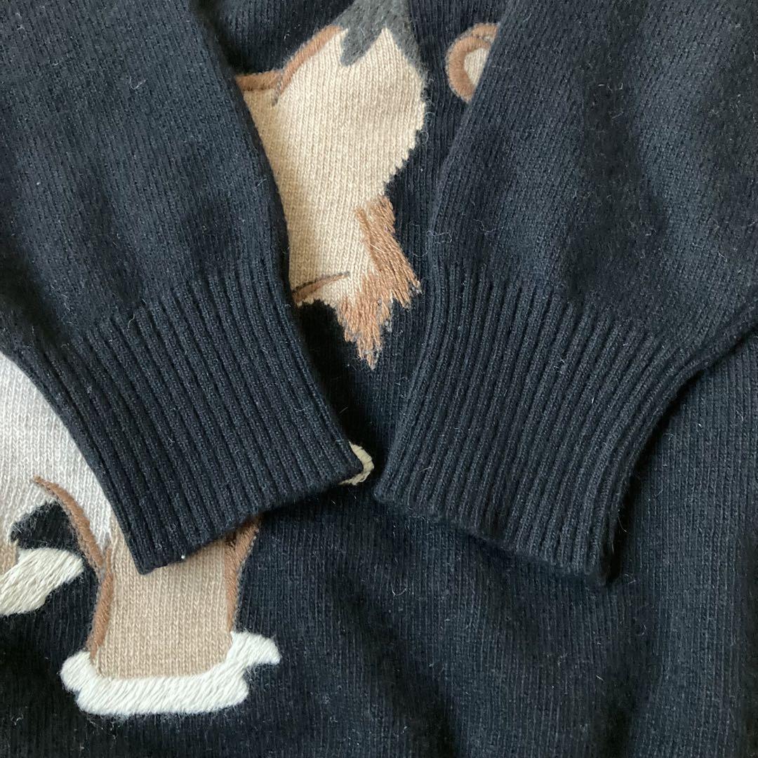 Iceberg Wool Knit Sweater Raccoon Long Sleeve Angora Blend Iceberg Wool Knit Sweater Raccoon Long Sleeve Angora Blend