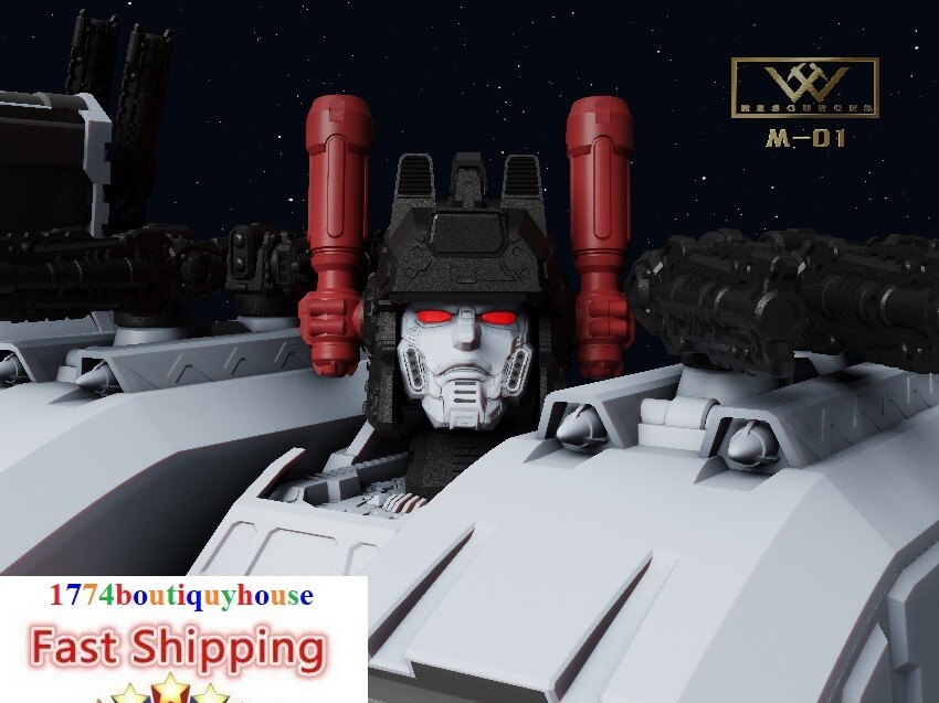 NEW IN BOX TRANSFORMER W-Resources M-01 Steel Fortress FOC Metroplex 47 ...