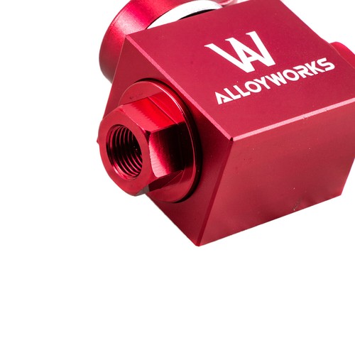 Brake Line Lock Shut Off Valve 1 / 8" NPT Billet Red Aluminium AU ...