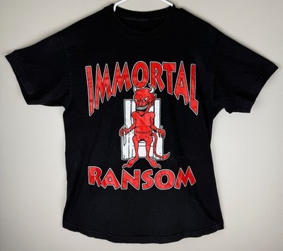 Cool RANSOM Clothing IMMORTAL Men's T-SHIRT Large Devil Graphic Black ...