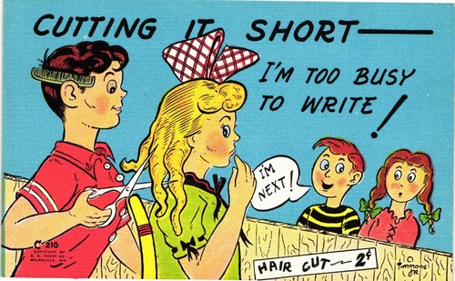 Comic Humor Artist Timmons Haircut Barber Family CUTTING IT SHORT ...