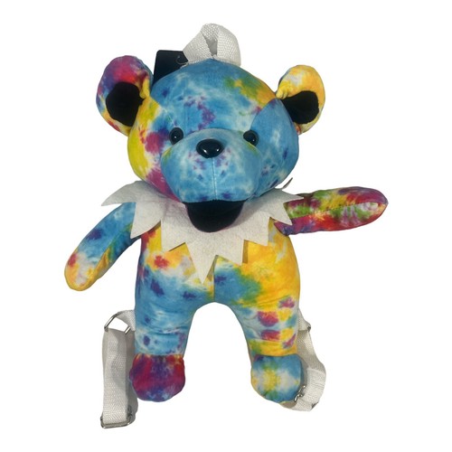 Grateful Dead Tie-Dye Dancing Bear Plush Mini Backpack | eBay