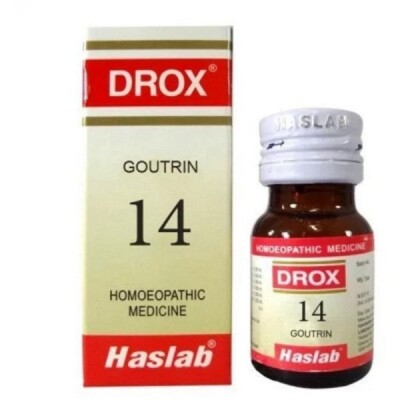 Haslab Homoeopathic Drox 14 Goutrin Drop Useful in Gout | eBay