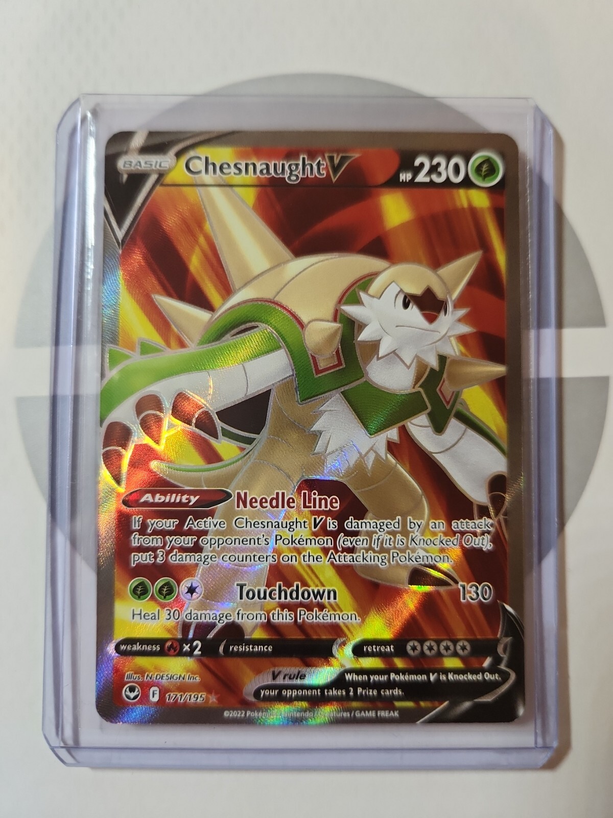 Chesnaught Pokemon Card