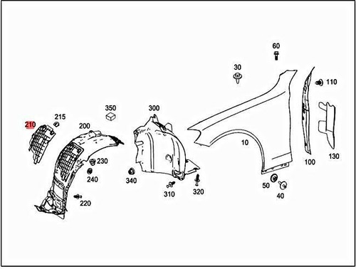 Genuine MERCEDES A205 C205 S205 W205 Maintenance flap 2056900200 | eBay