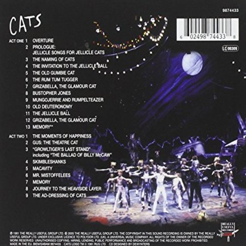 CATS - Original Cast Recording [Deluxe Edition] 2 CD Set | eBay