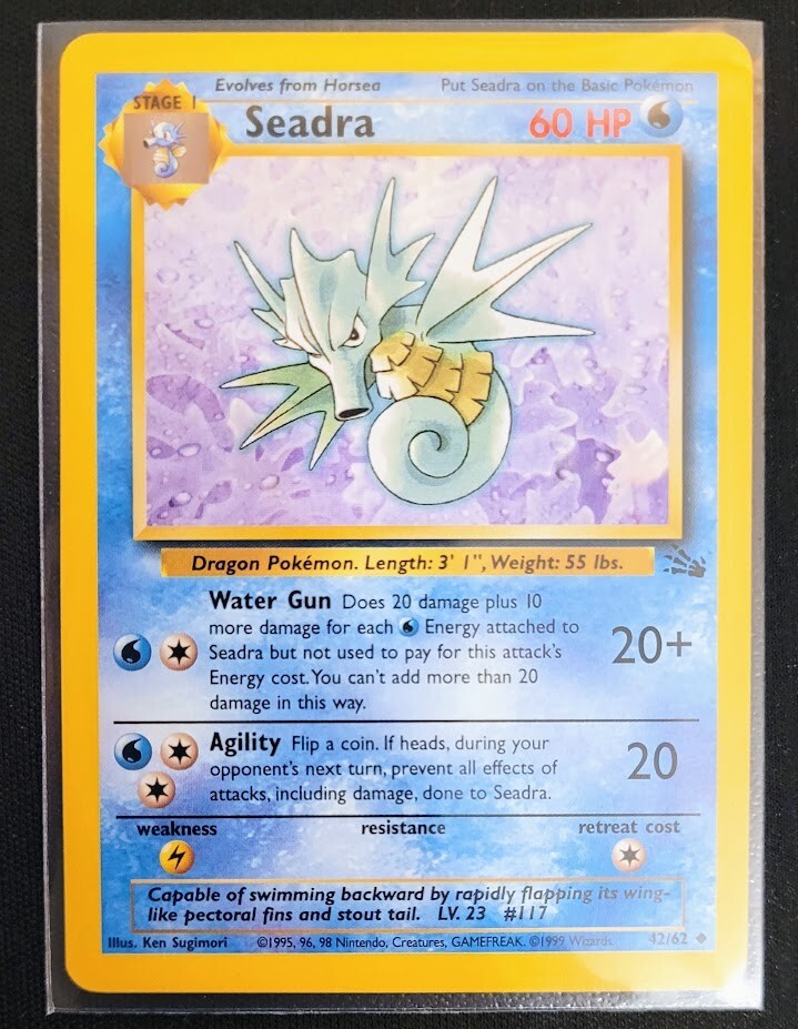 Pokémon TCG | Seadra | Fossil #42/62 Uncommon | eBay