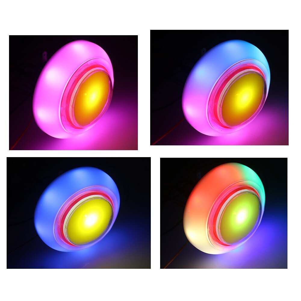 80mm 100MM Colorful Glowing Push Button 12V light Automatic With Micro ...