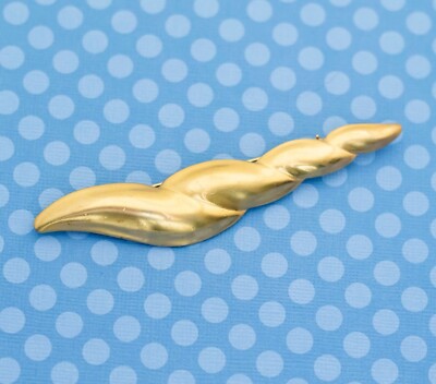 Vintage Gold Tone Screw Shell Brooch - M21 | eBay