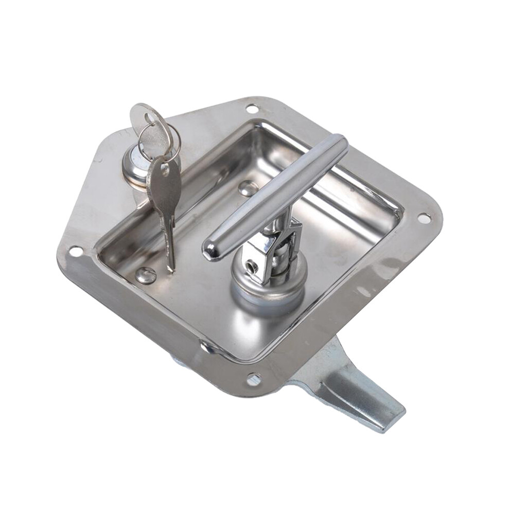 1 Set of RV Marine 304 Stainless Steel Folding T Shape Handle Lock ...