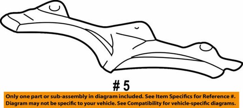 53184-60080 Toyota Seal, headlamp cover, lh 5318460080, New Genuine OEM ...