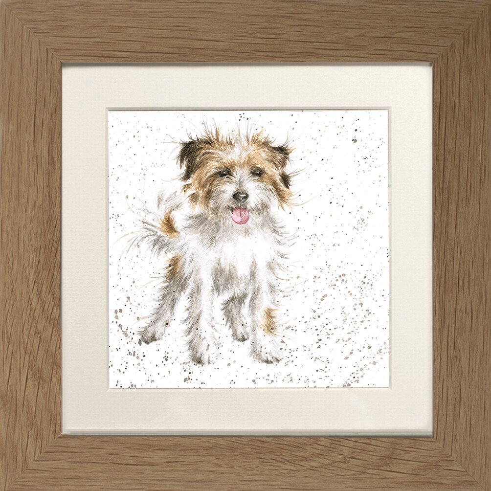 Wrendale Designs Framed Picture "Time To Play" Dog - Various Frame ...