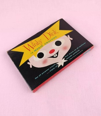 1950s Winky Dink Crayons CBS TV Show Draw On Screen set of 16 | eBay
