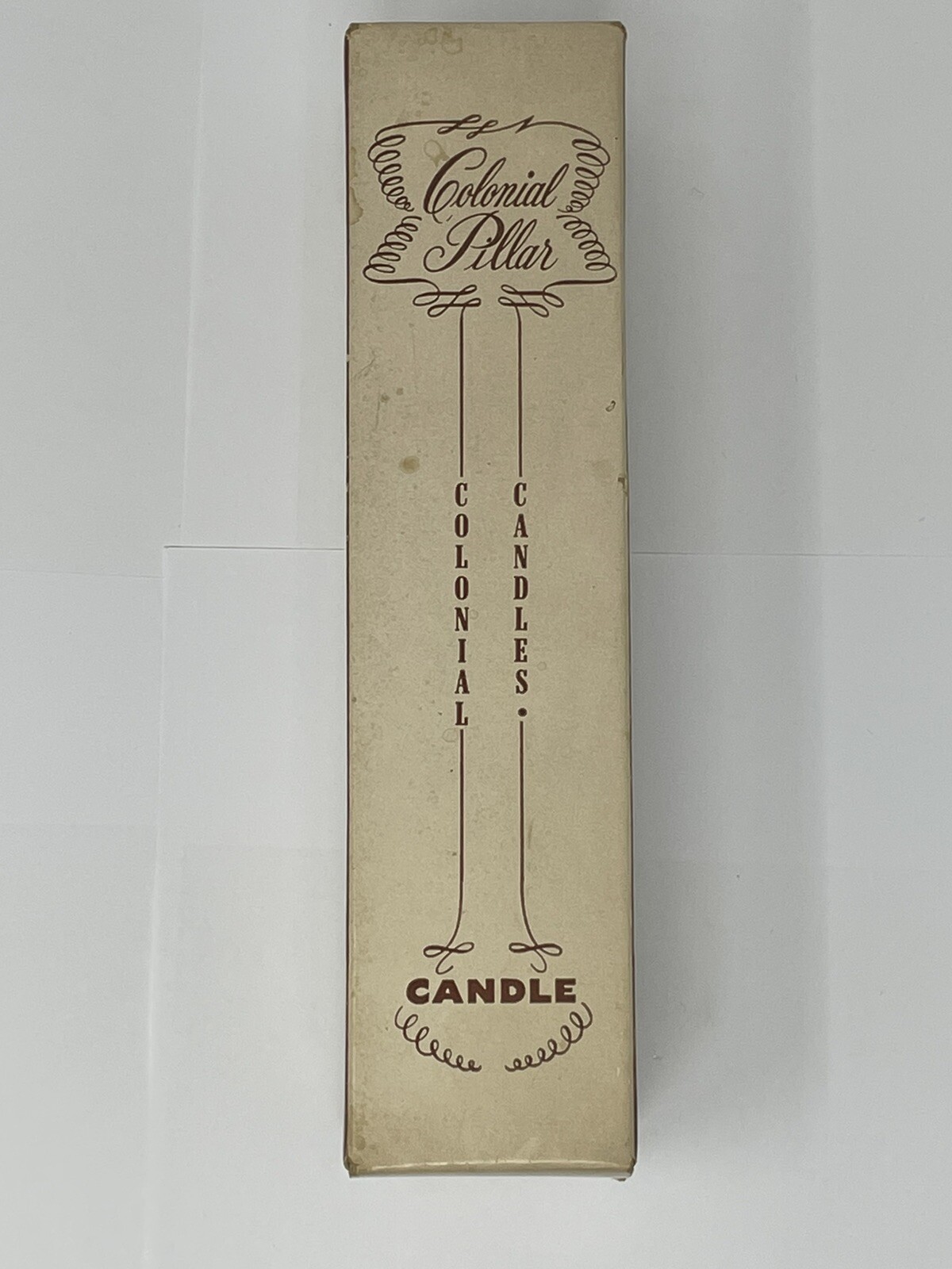 Vintage Colonial Candle of Cape Cod Orchid Gold Bells Solid Pillar 9 ...
