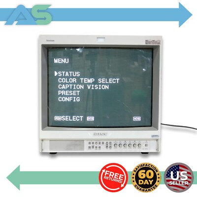 Sony Trinitron PVM-20M2MDU/ST CRT Color 19" Video Monitor | Retro ...