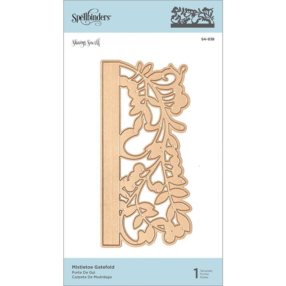 Spellbinders Designer Series Die ~ MISTLETOE GATEFOLD ~ S4-938 ~ Sharyn ...