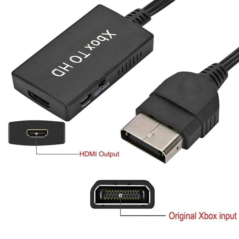 Original Xbox to HDMI Converter Adapter HD Link Cable for Xbox 1080p ...