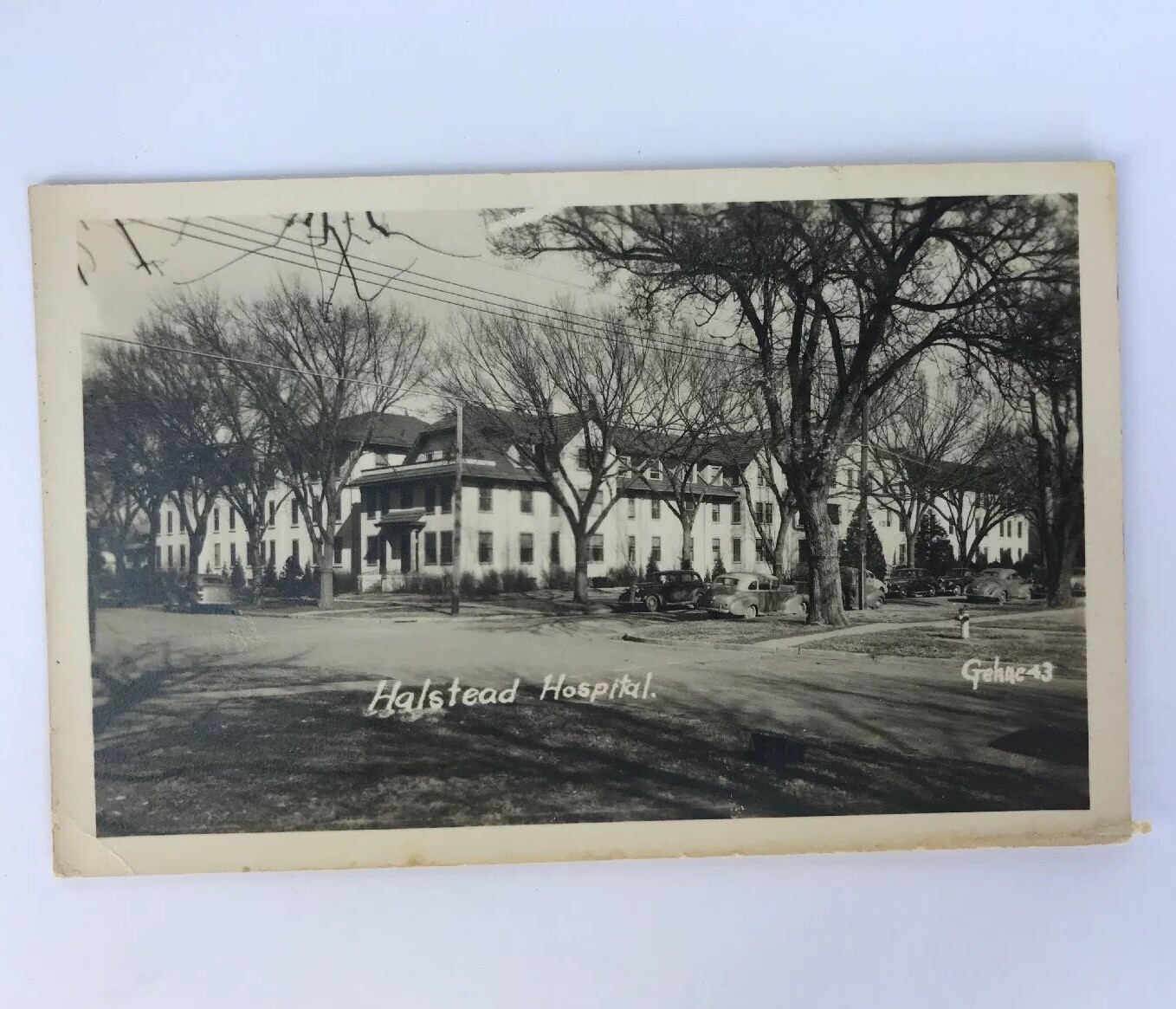 Antique Real Photo Postcard HALSTEAD HOSPITAL Kansas KS | eBay
