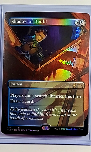 2022 MTG Magic the Gathering SLD Secret Lair Borderless Foil 414 Shadow ...