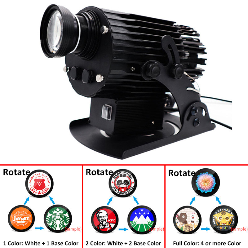 Custom 3 Light Sheets Logo Switch LED Gobo Projector Waterproof Logo ...