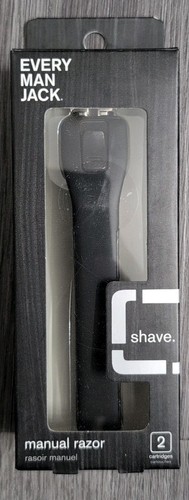 Every Man Jack Manual Razor in Black with 2 Cartridges | eBay