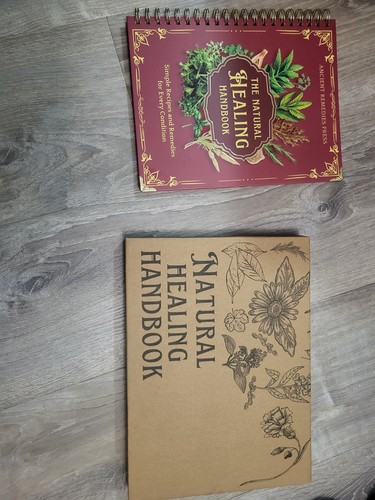 The Natural Healing Handbook, Spiral-Bound Guide for Herbal Remedies ...
