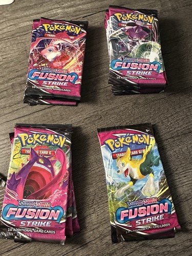Lot of (18) Pokémon TCG Sword & Shield Fusion Strike Booster Packs ...