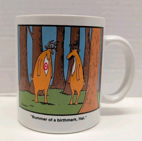 The Far Side "Bummer of a Birthmark Hal" Coffee Mug 1986 Gary Larson ...